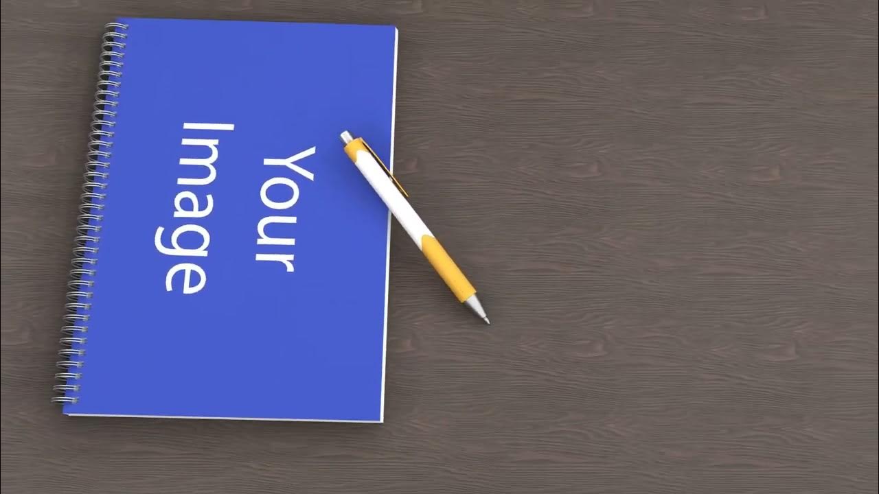 Notepad on the table - Blender animation - YouTube