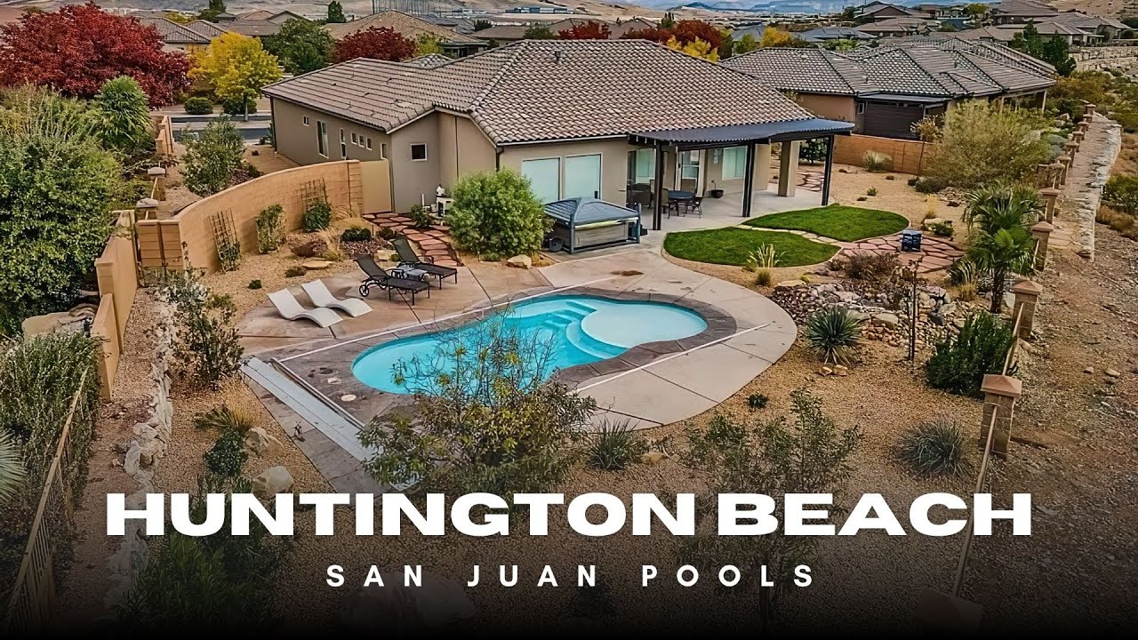 Transform Your Backyard with the Huntington Beach Pool - YouTube