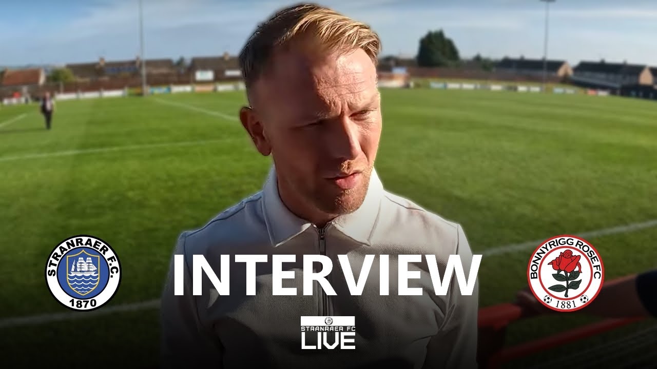 Scott Agnew | Bonnyrigg Rose 2-0 Stranraer, 31 August 2024 - YouTube