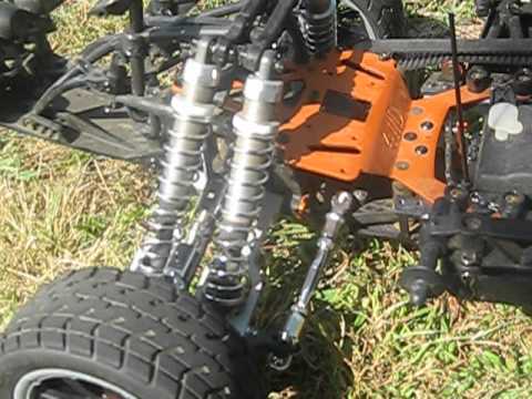 1/5 RC t2000 baja awd 4wd 30cc king motors KM - YouTube