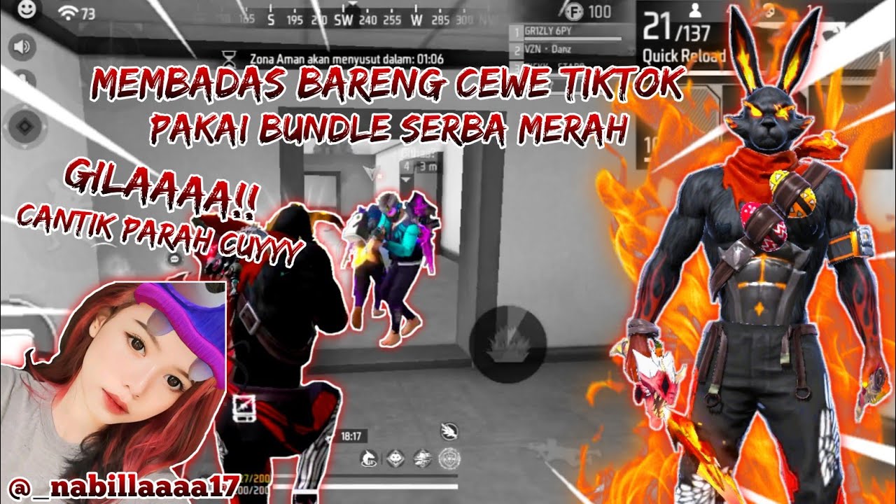MASUK TEAM CODE CEWE CANTIK YANG LAGI LIVE DI TIKTOK GENDONG SAMPAI 3 ...