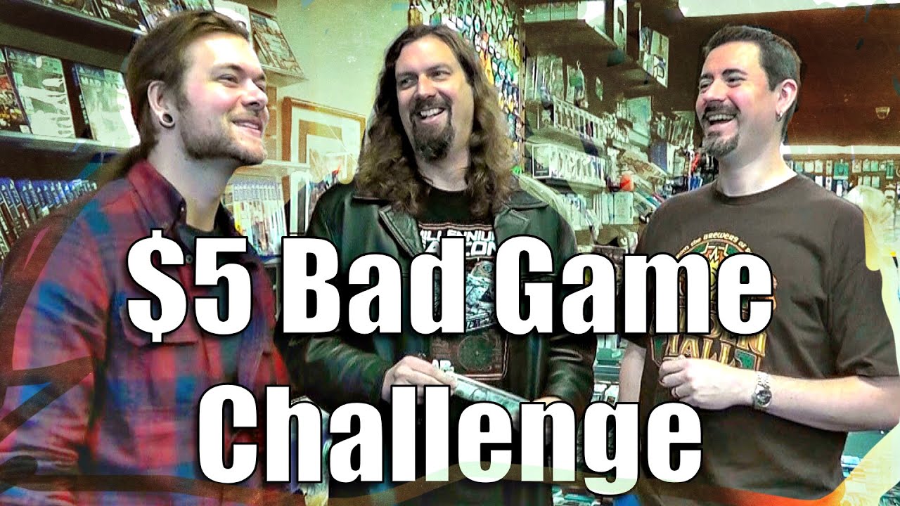 The $5 BAD GAME CHALLENGE - Game Questing - YouTube