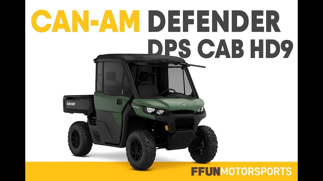 2025 Can-Am Defender DPS CAB HD9 Walkthrough - YouTube