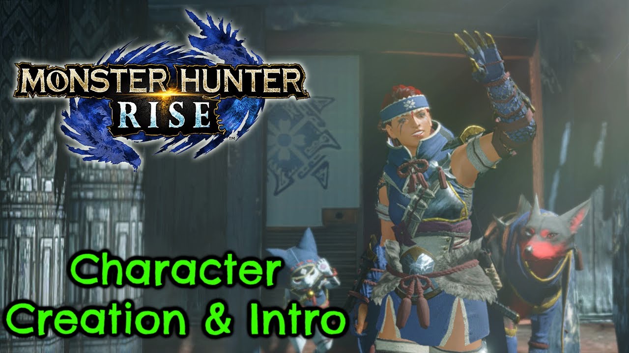 Monster Hunter Rise - Character Creation & Intro - YouTube