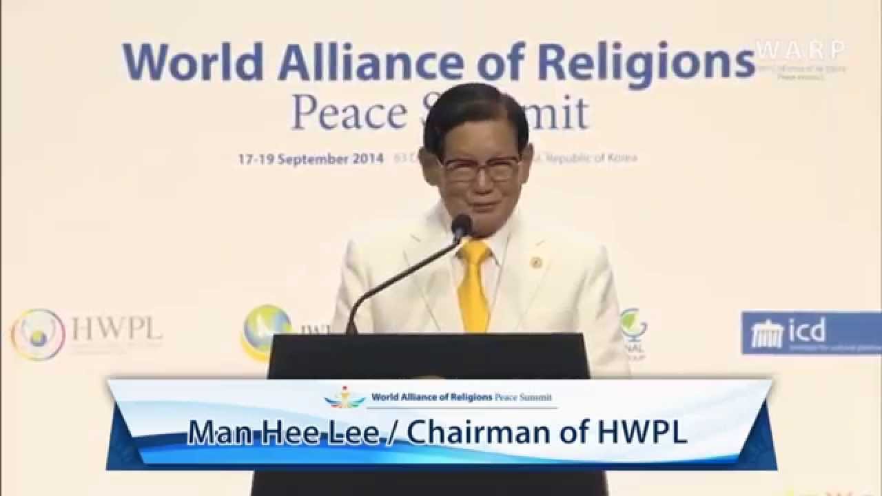 Day2 Keynote Speech of the Chairman of HWPL, Mr Man Hee Lee - YouTube