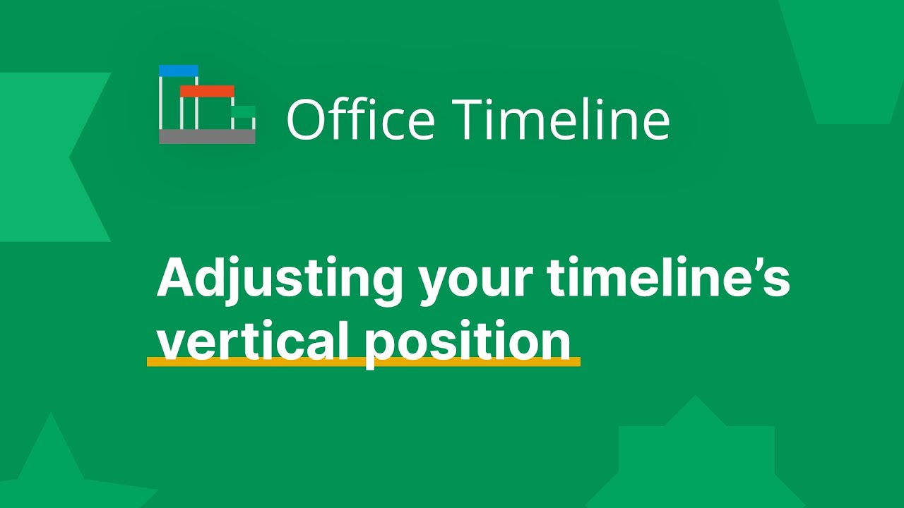Adjusting your timeline's vertical position - YouTube