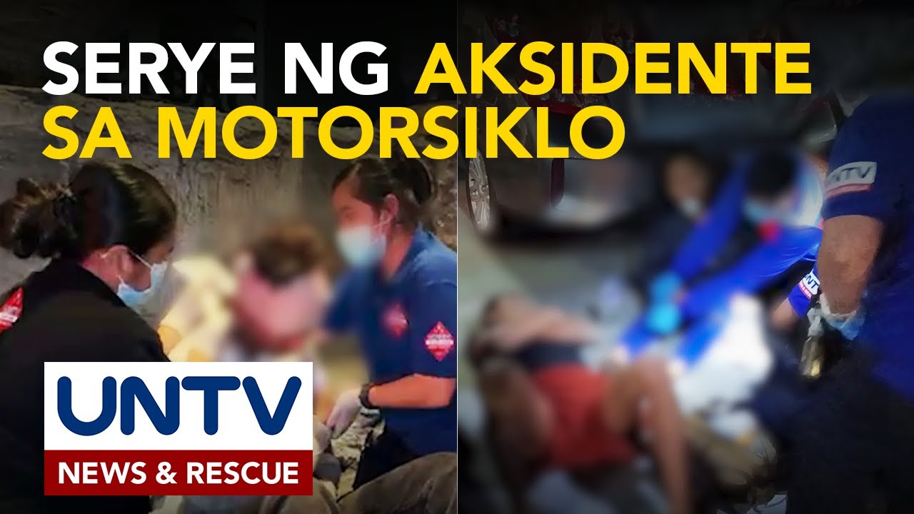 Iba't ibang aksidente sa motorsiklo sa bansa, nirespondehan ng UNTV ...
