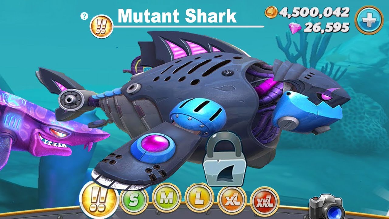Hungry Shark World Update - New Mutant Shark Reveal! All Sharks ...