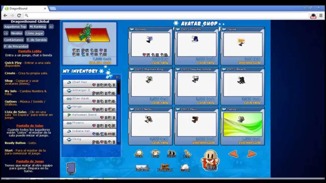 Como activar avatares ocultos en dragonbound no hack - YouTube