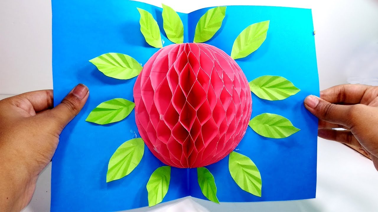 How to Make Beautiful Paper Pop Up Card | Wonderful Paper Pop Up Card ...