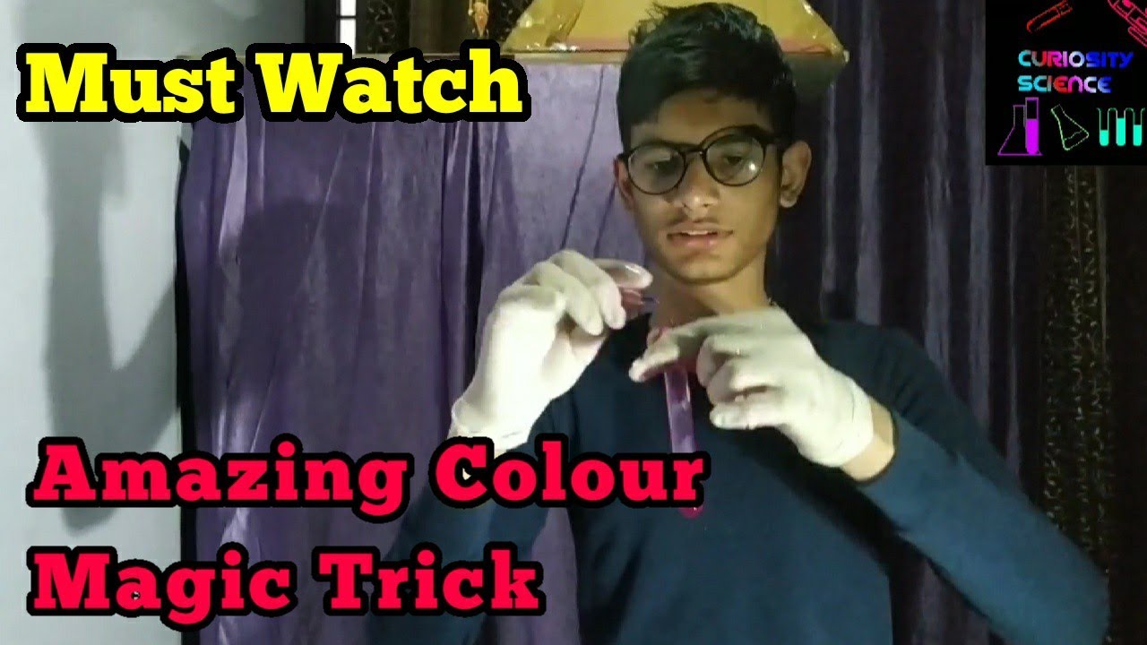 Amazing Magical Chemical Trick! With phenolphthalein - YouTube