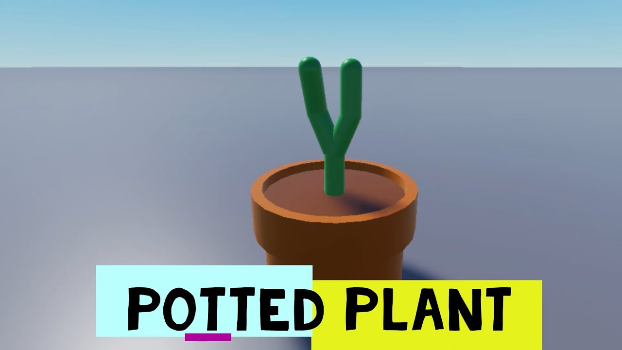 Roblox Studio - Potted Plant - YouTube