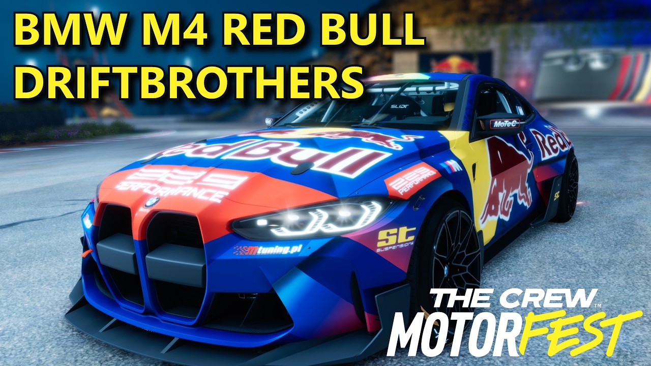 BMW M4 RED BULL DRIFTBROTHERS (The Crew Motorfest) - YouTube