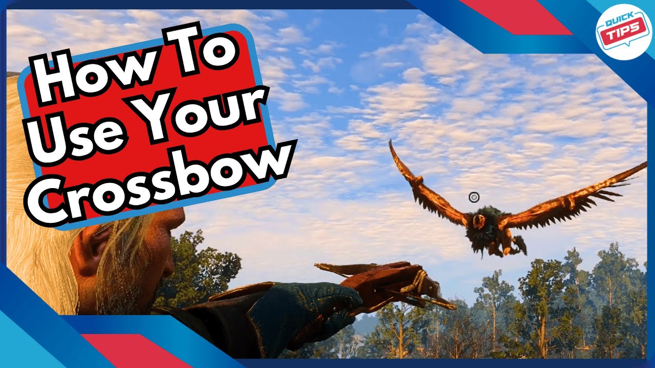 How To Use Your Crossbow in Witcher 3 - YouTube