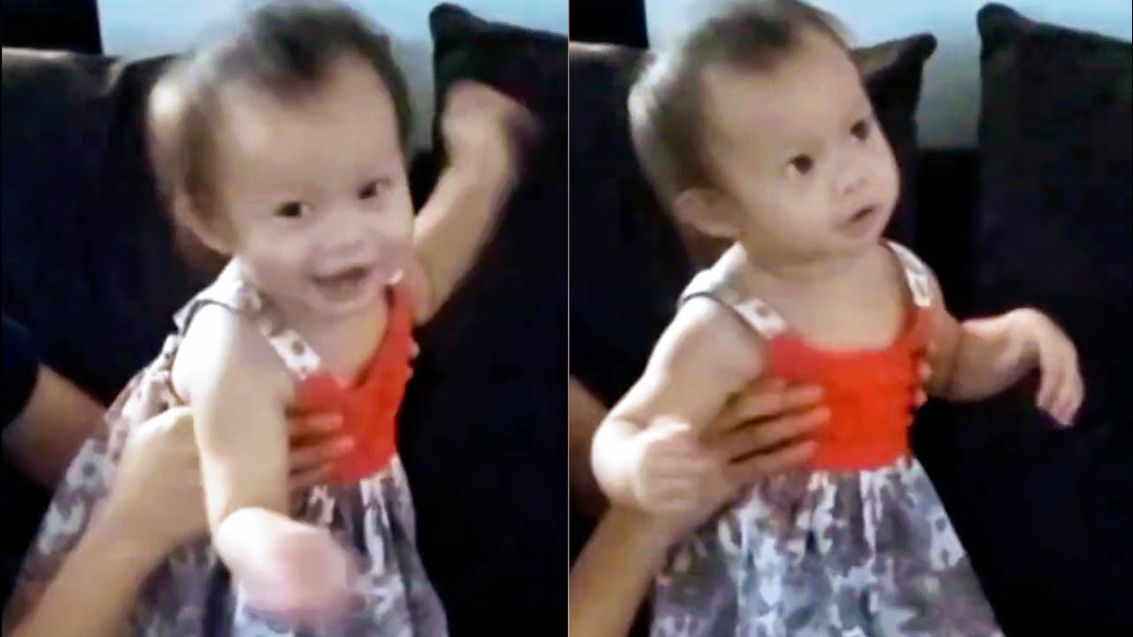 Cute baby dancing - YouTube