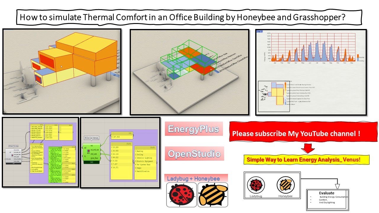 PART 1_ Ladybug Tools 1.4 ___How to simulate Thermal Comfort in an ...