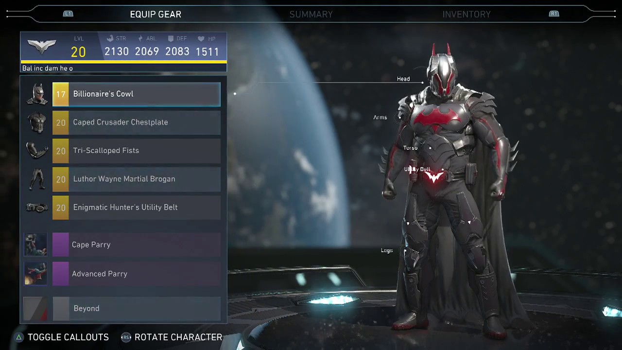 Injustice 2 Batman Equip Epic Tri Scalloped Fists for No Mercy Batman ...