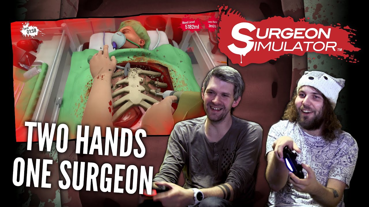 TWO HANDS ONE SURGEON (Surgeon Simulator PS4 Multiplayer) - YouTube