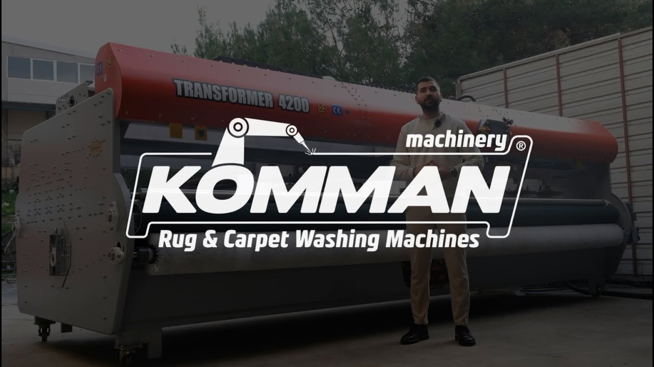 Carpet Washing Cleaning Machine | Komman Transformer 4200 - YouTube