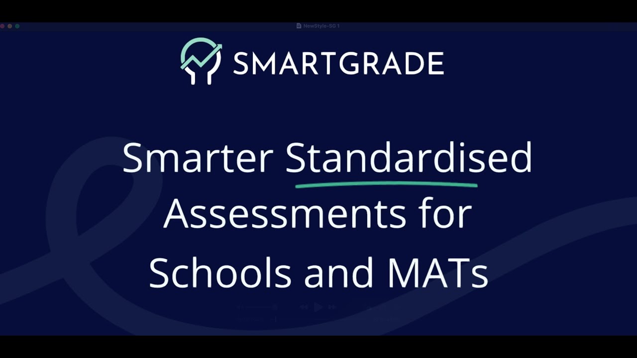 Smartgrade - Smarter Standardised Assessments for Schools and MATs - YouTube
