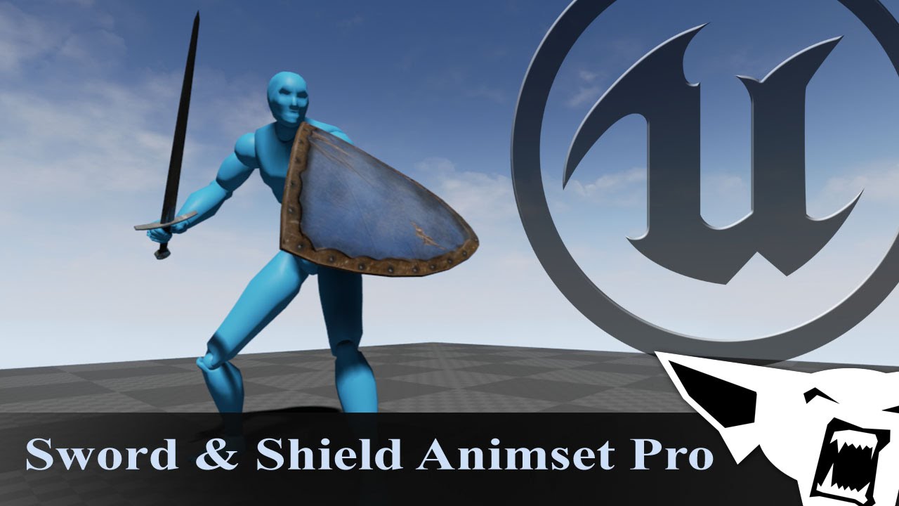 Sword & Shield Animset Pro for UE4 - old video - YouTube