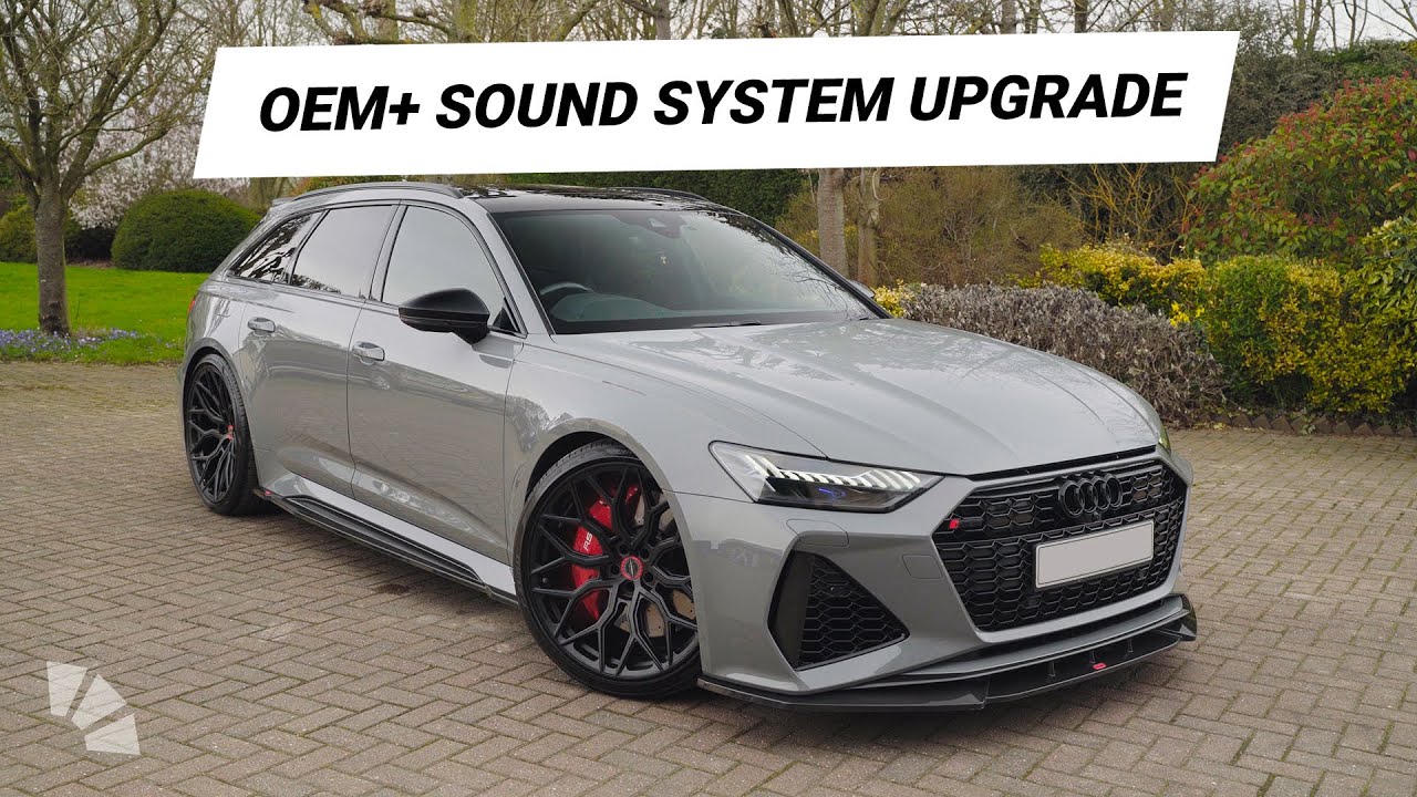 The factory sound system will shock you! Audi RS6 - YouTube