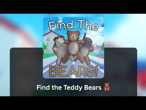 All 40 Teddy Bears - Find The Teddy Bears - Roblox - YouTube
