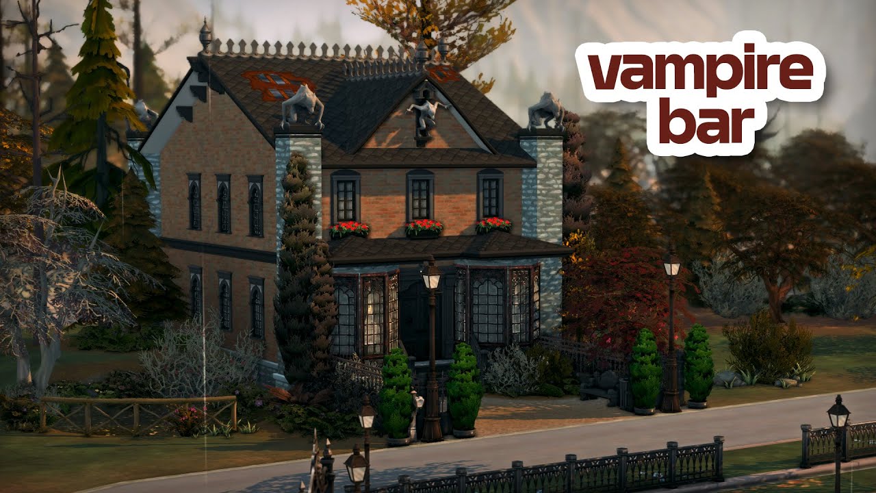 Forgotten Hollow Bar 🍷 | The Sims 4 Speed Build - YouTube