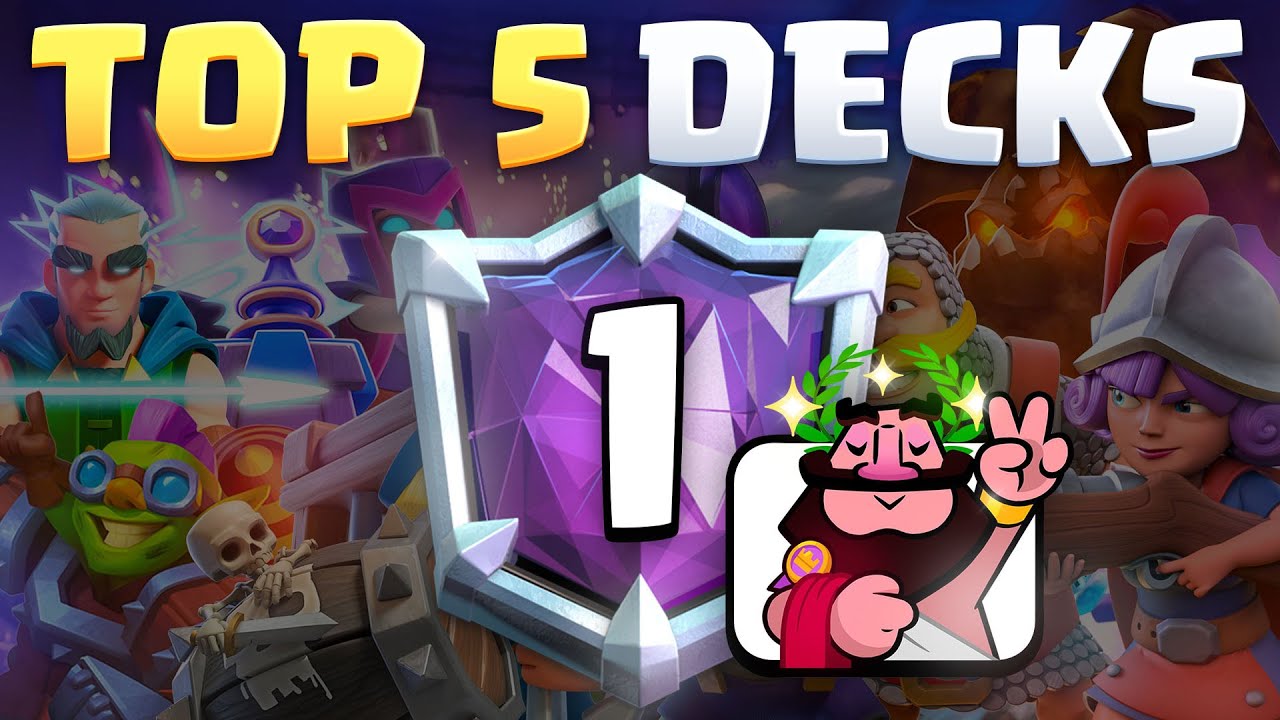 TOP 5 BEST DECKS TO EASILY GET ULTIMATE CHAMPION IN CLASH ROYALE! 🏆 ...