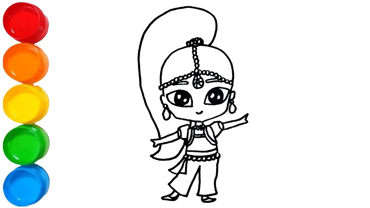 Doll Drawing For Kids and Toddlers Step by Step - How To Draw Doll For ...