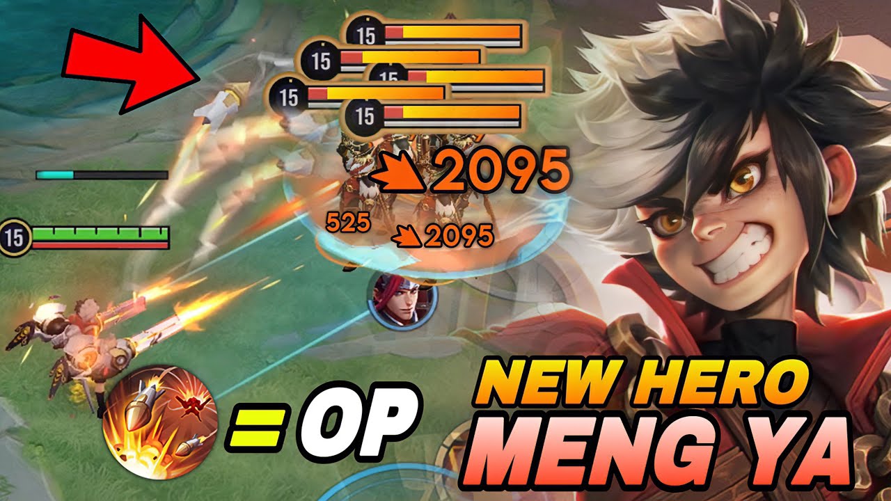 NEW HERO MENGYA PRO BUILD FOR SOLO RANK PLAYERS -INSANE CRITICAL DAMAGE ...