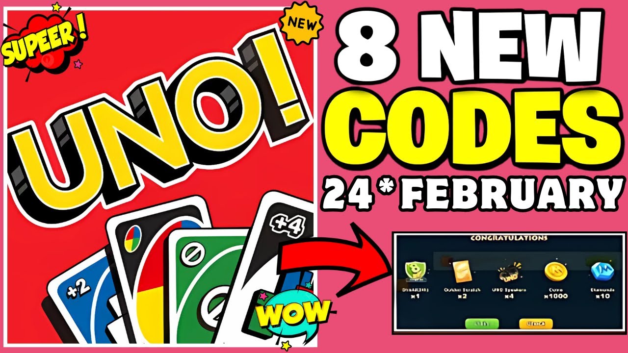 🎁24*FEBRUARY CODES🎁UNO MOBILE CODES - UNO MOBILE GIFT CODES - UNO REDEEM CODES - UNO MOBILE CODE ...
