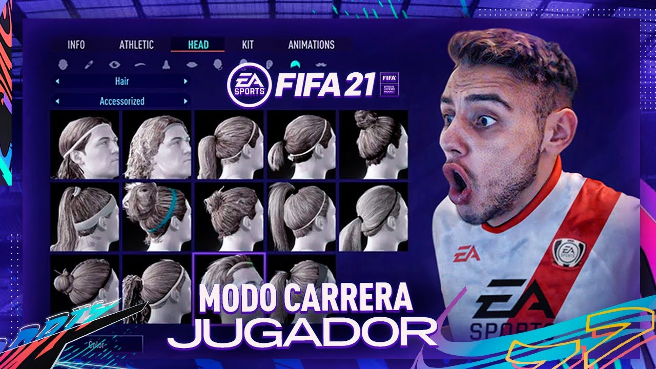 ASÍ ES MODO CARRERA JUGADOR en FIFA 21!!😱 ByFactory - YouTube