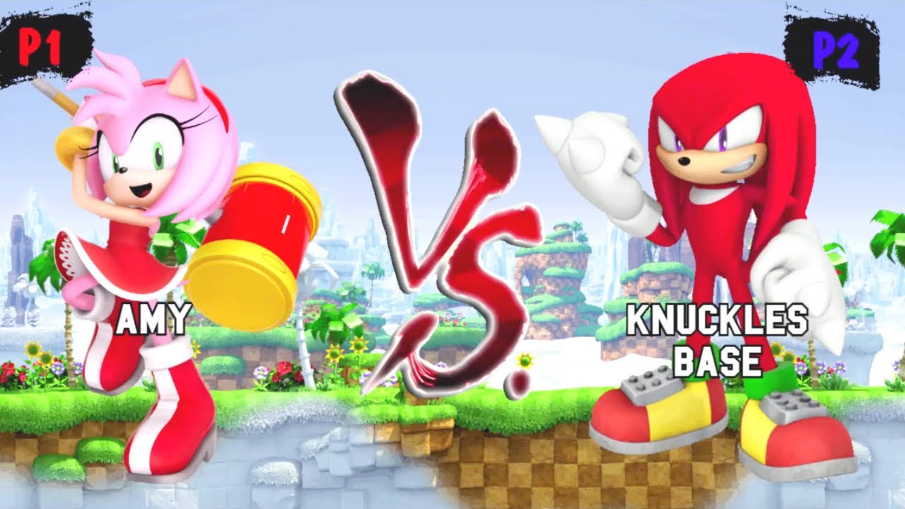 Amy Rose & Tails VS Knuckles I Sonic Battle JUS MUGEN v4 - YouTube