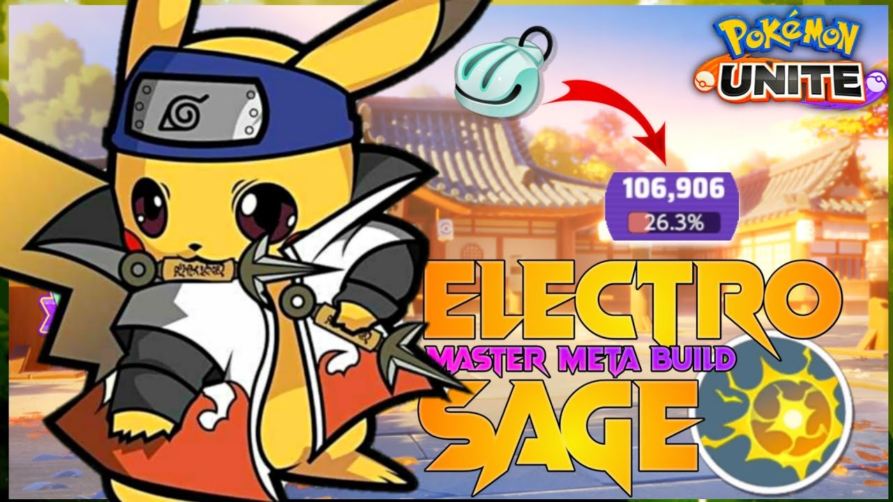 THIS ELECTRO BALL DAMAGE BUILD OF PIKACHU WILL TURN ON THE SAGE MODE ...