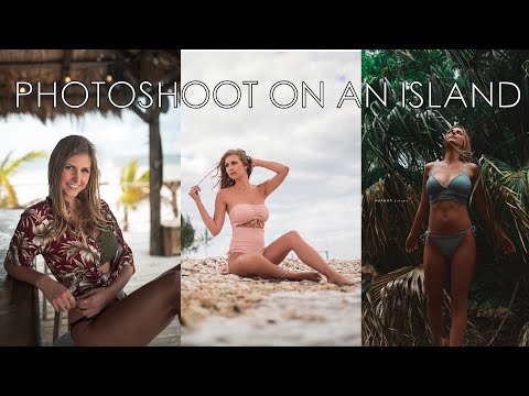 PHOTOSHOOT ON AN ISLAND
