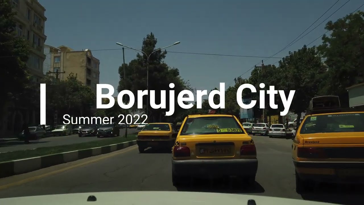 Iran Borujerd City to Goldasht Driving Tour - 2022 - YouTube