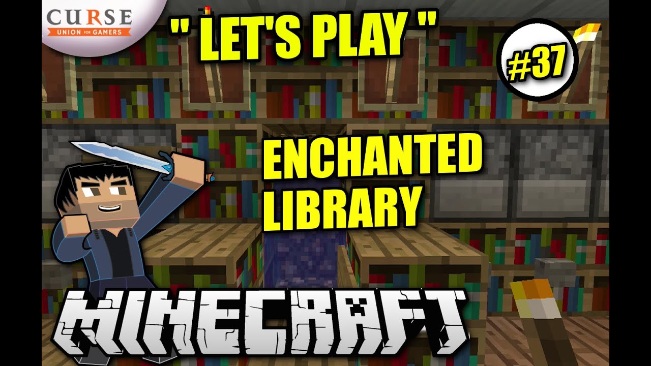 Minecraft PS4 - ENCHANTED LIBRARY - Let's play #37 Survival Season 2 ...