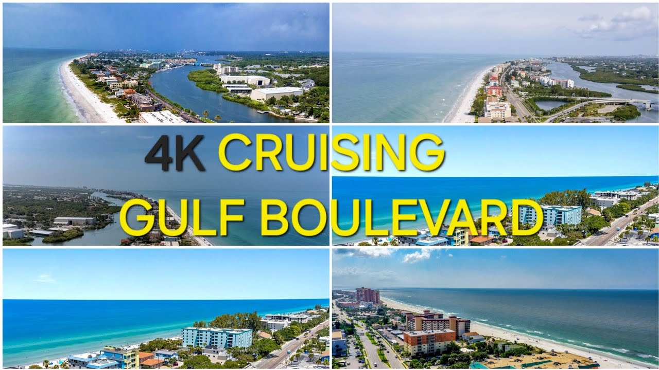 4K Cruising Gulf Boulevard: Scenic Drive Along Florida's Stunning ...