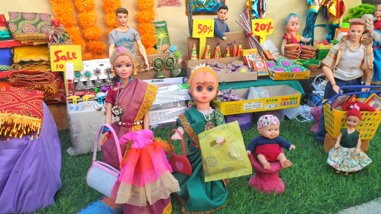 Barbie Doll All Day Routine In Indian Village/Radha Ki Kahani Part -158 ...