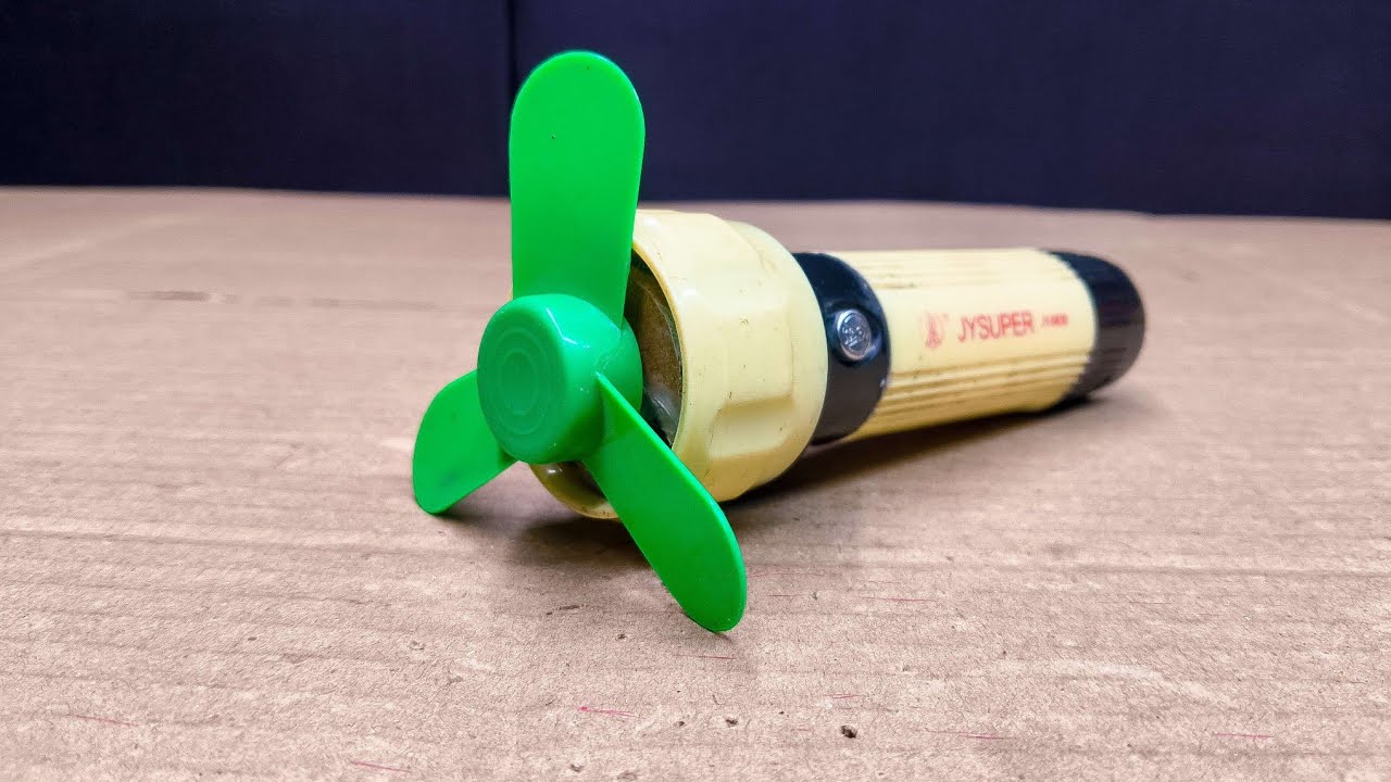 How to make a fan with motor and battery | how to make fan at home ...