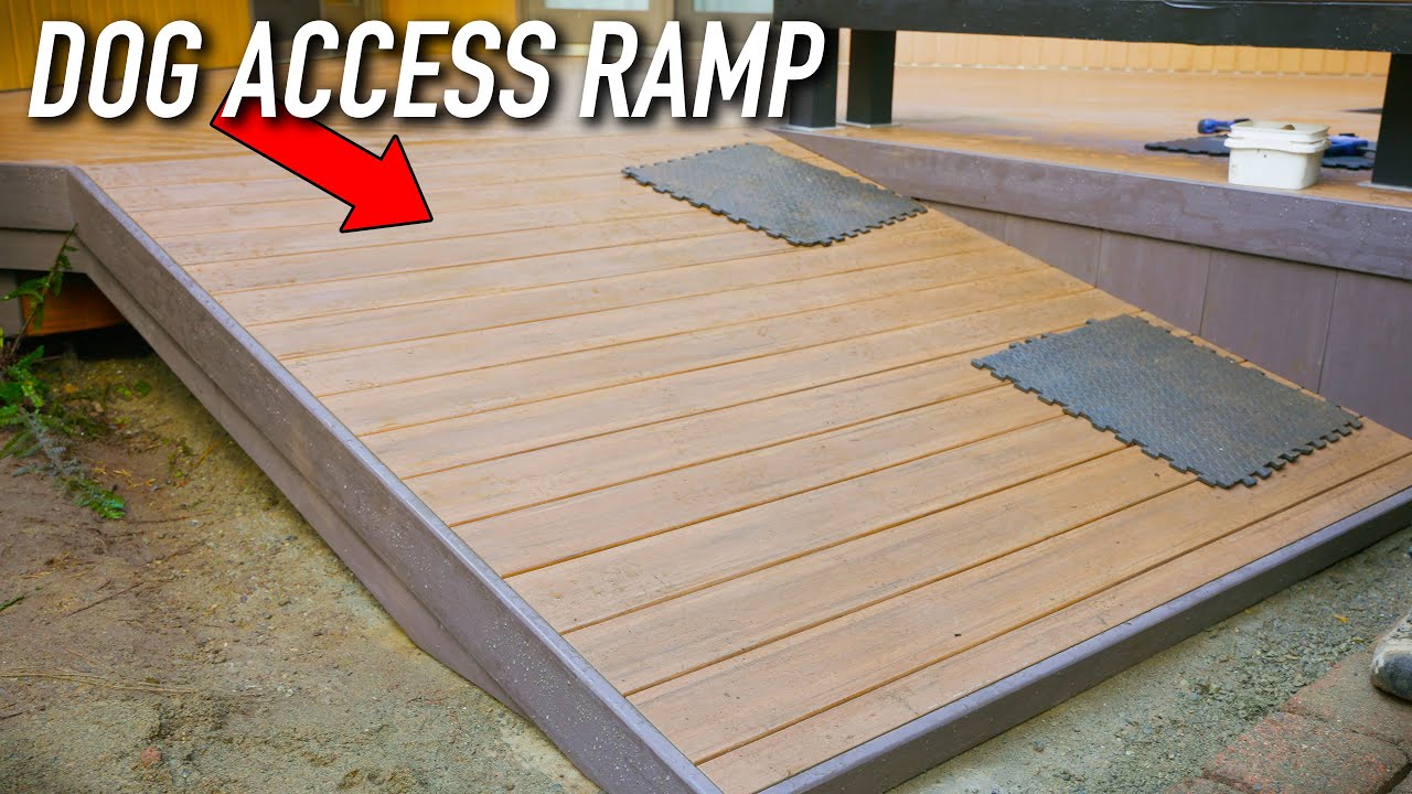 We Built An Access Ramp For Old Dogs || Dr Decks - YouTube