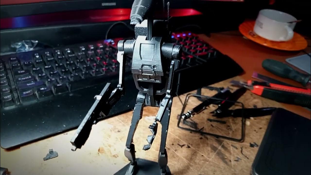 Printing Star Wars B1 Battle Droid 2.0 Zailong Hacking Minds - YouTube