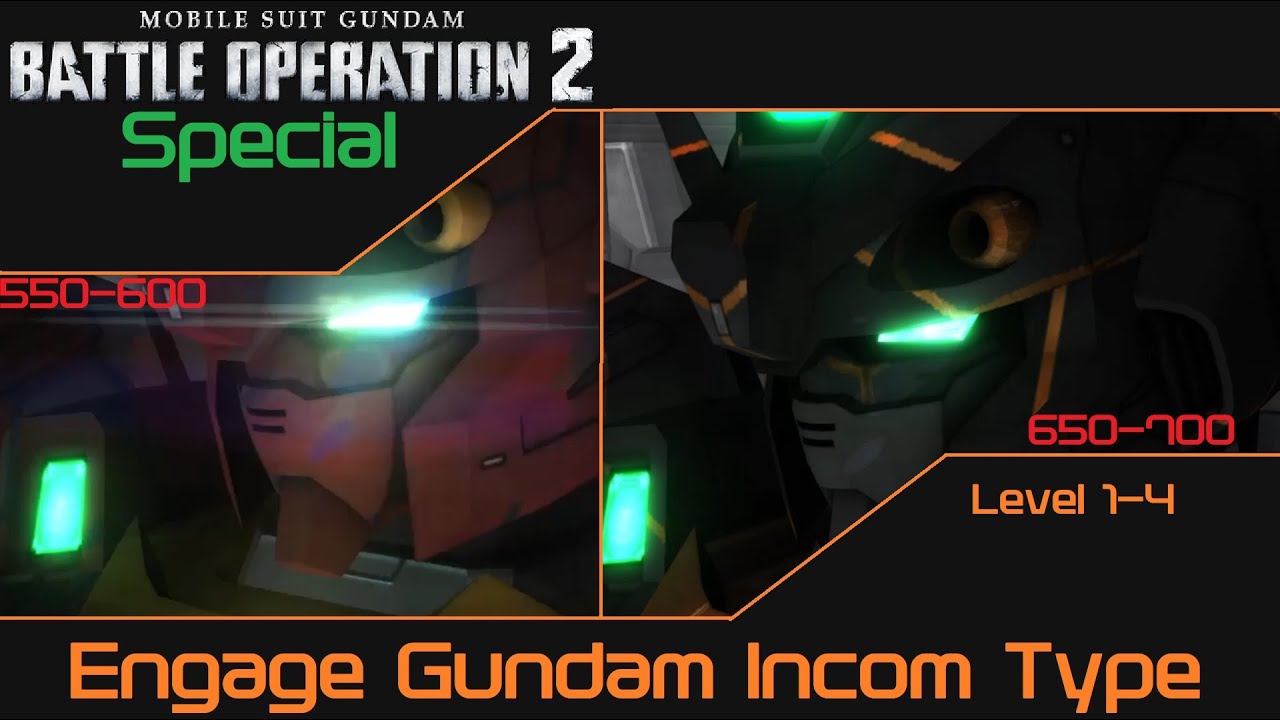 (GBO2 Special) Engage Gundam Incom Type - YouTube