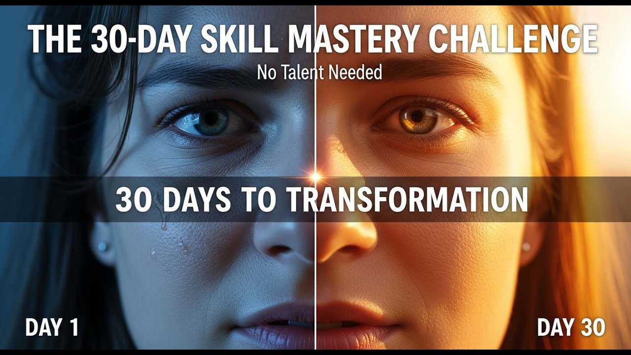 The 30 Day Skill Mastery Challenge No Talent Needed - YouTube
