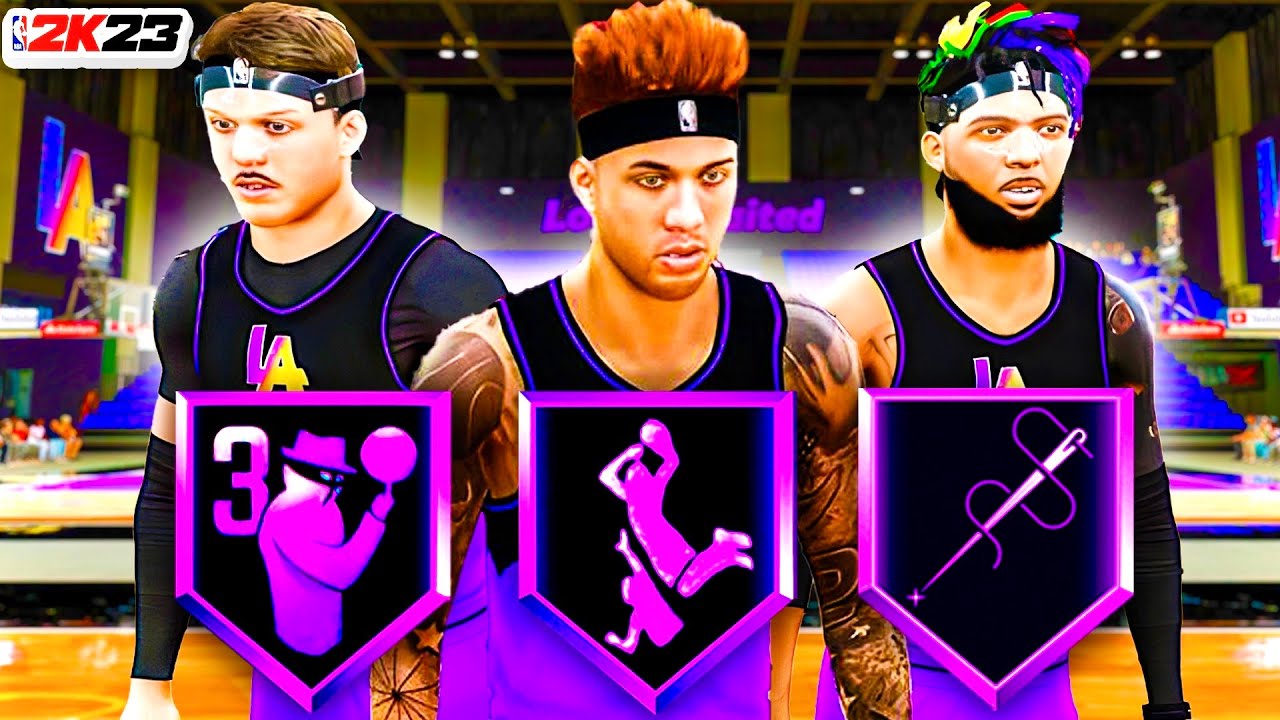 PLAYING 3 POINT GUARDS TOGETHER IN NBA 2K23 COMP PRO AM! - YouTube