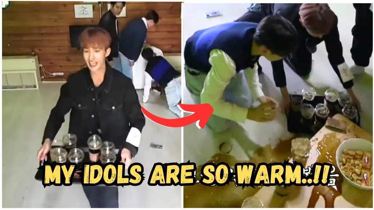 SEVENTEEN Receives Praise For The Witty Way They Helped A Staff - YouTube