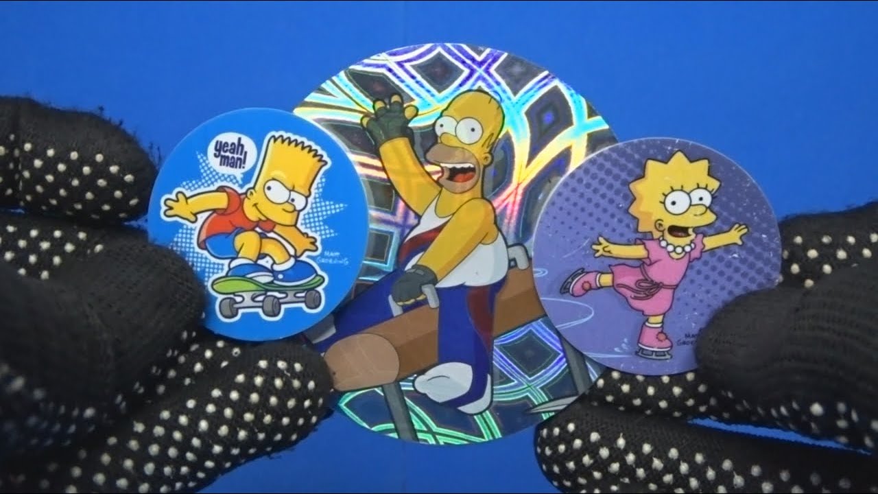 Mi colección de Tazos de Los Simpson - YouTube