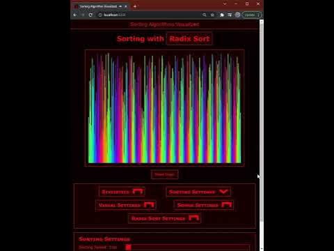 Introducing Reversed Colors - Sorting Algorithms - YouTube