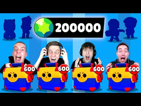 200.000 GEMS💎 MEGA BOX OPENING BATTLE! 20x LEGENDÄRER BRAWLER! 😱 Brawl Stars deutsch